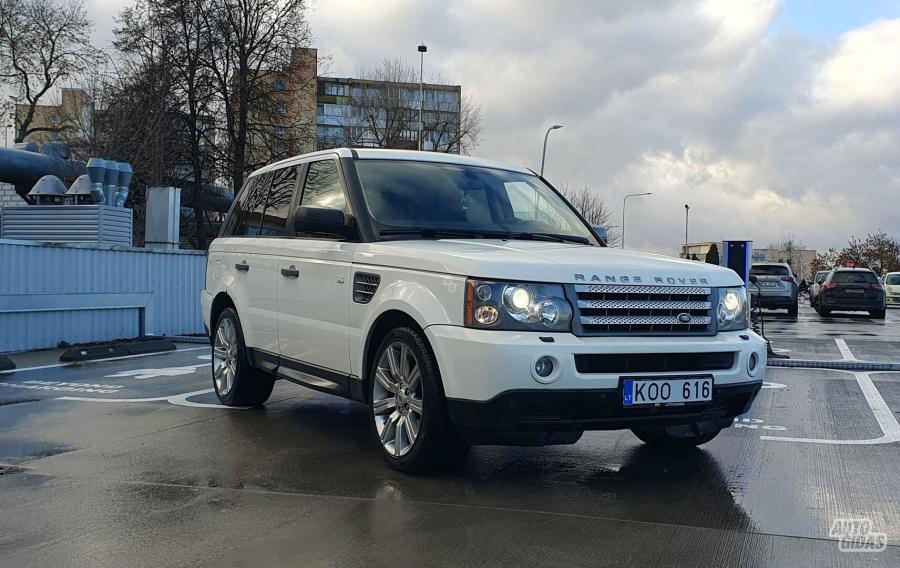 White Land Rover Range Rover Sport 2008 in Vilnius, with an engine capacity of 2.70 L and mileage of 200 thousand km for 3550 €, photo 4 on AUTOMOTO.COM.LV