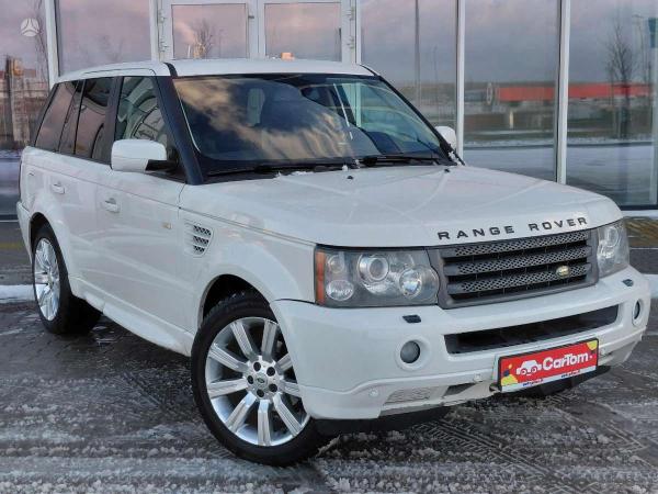 Balts Land Rover Range Rover Sport 2009 Viļņa, ar dzinēja tilpumu 2.72 L un nobraukumu 144 tūkst. km par 3500 €, foto 1 vietnē AUTOMOTO.COM.LV