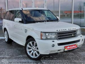 Balts Land Rover Range Rover Sport 2009 Viļņa, ar dzinēja tilpumu 2.70 L un nobraukumu 144 tūkst. km par 6000 €, foto  vietnē AUTOMOTO.COM.LV