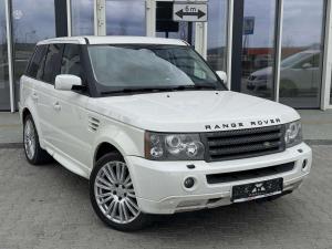 Balts Land Rover Range Rover Sport 2009 Viļņa, ar dzinēja tilpumu 2.72 L un nobraukumu 144 tūkst. km par 5000 €, foto  vietnē AUTOMOTO.COM.LV