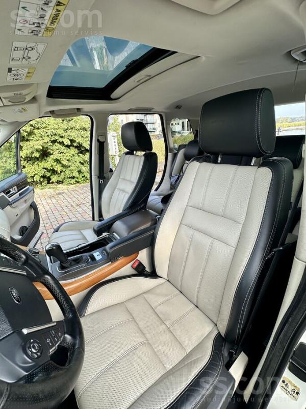 Land Rover Range Rover Sport 2010 Rīga vietnē Balts Land Rover Range Rover Sport 2010 Rīga, ar dzinēja tilpumu 3.60 L un nobraukumu 256 tūkst. km par 8470 €, foto 6 vietnē AUTOMOTO.COM.LV