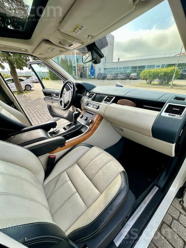 Land Rover Range Rover Sport 2010 Rīga vietnē Balts Land Rover Range Rover Sport 2010 Rīga, ar dzinēja tilpumu 3.60 L un nobraukumu 256 tūkst. km par 8470 €, foto 7 vietnē AUTOMOTO.COM.LV
