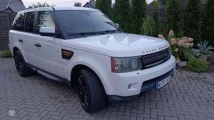 Balts Land Rover Range Rover Sport 2011 Birštonas, ar dzinēja tilpumu 2.99 L un nobraukumu 185 tūkst. km par 3999 €, foto  vietnē AUTOMOTO.COM.LV