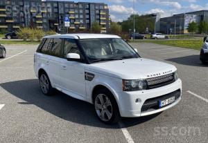 White Land Rover Range Rover Sport 2011 in Riga, with an engine capacity of 3.00 L and mileage of 181 thousand km for 10900 €, photo 3 on AUTOMOTO.COM.LV