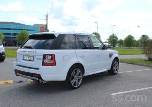 White Land Rover Range Rover Sport 2011 in Riga, with an engine capacity of 3.00 L and mileage of 181 thousand km for 10900 €, photo 5 on AUTOMOTO.COM.LV