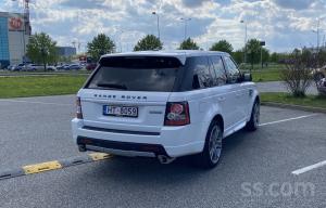 White Land Rover Range Rover Sport 2011 in Riga, with an engine capacity of 3.00 L and mileage of 181 thousand km for 10900 €, photo 6 on AUTOMOTO.COM.LV
