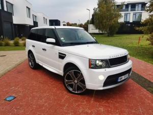 White Land Rover Range Rover Sport 2011 in Riga, with an engine capacity of 3.00 L and mileage of 194 thousand km for 16000 €, photo  on AUTOMOTO.COM.LV