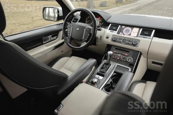 Balts Land Rover Range Rover Sport 2011 Jelgava, ar dzinēja tilpumu 5.00 L un nobraukumu 202 tūkst. km par 12500 €, foto 8 vietnē AUTOMOTO.COM.LV