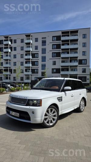White Land Rover Range Rover Sport 2012 in Riga, with an engine capacity of 3.00 L and mileage of 248 thousand km for 10390 €, photo  on AUTOMOTO.COM.LV