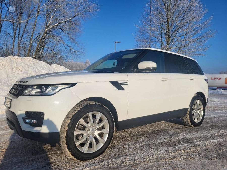 Balts Land Rover Range Rover Sport 2014 Viļņa, ar dzinēja tilpumu 3.00 L un nobraukumu 228 tūkst. km par 15500 €, foto 1 vietnē AUTOMOTO.COM.LV