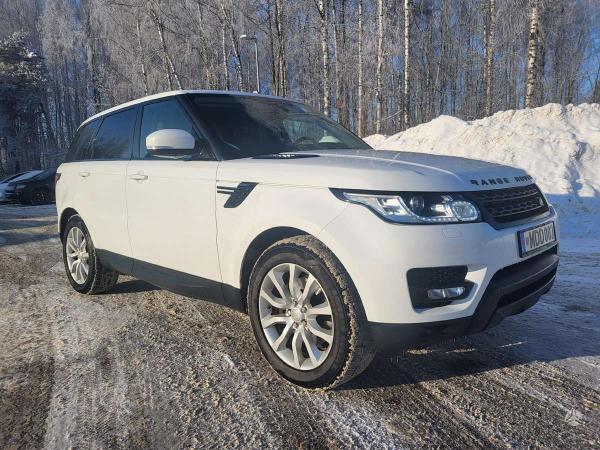 White Land Rover Range Rover Sport 2014 in Vilnius, with an engine capacity of 3.00 L and mileage of 228 thousand km for 15500 €, photo 2 on AUTOMOTO.COM.LV