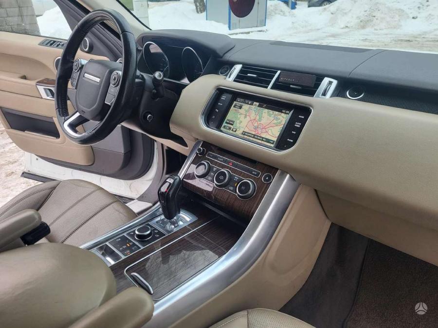 Balts Land Rover Range Rover Sport 2014 Viļņa, ar dzinēja tilpumu 3.00 L un nobraukumu 228 tūkst. km par 15500 €, foto 13 vietnē AUTOMOTO.COM.LV