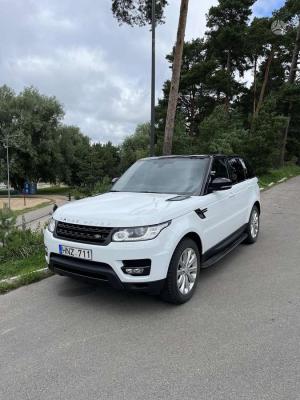 White Land Rover Range Rover Sport 2014 in Kaunas, with an engine capacity of 2.99 L and mileage of 159 thousand km for 16600 €, photo  on AUTOMOTO.COM.LV