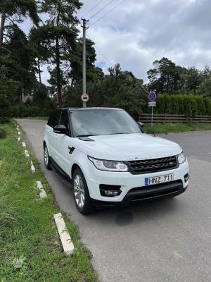 White Land Rover Range Rover Sport 2014 in Kaunas, with an engine capacity of 2.99 L and mileage of 159 thousand km for 16600 €, photo 3 on AUTOMOTO.COM.LV