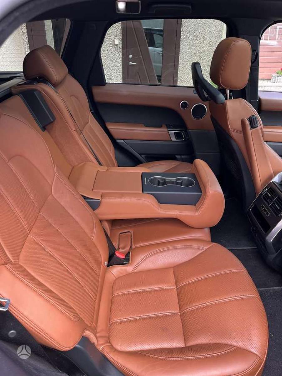 White Land Rover Range Rover Sport 2014 in Kaunas, with an engine capacity of 2.99 L and mileage of 159 thousand km for 16600 €, photo 18 on AUTOMOTO.COM.LV