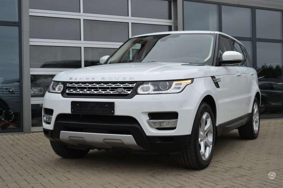 White Land Rover Range Rover Sport 2014 in Vilnius, with an engine capacity of 2.99 L and mileage of 124 thousand km for 18000 €, photo 3 on AUTOMOTO.COM.LV