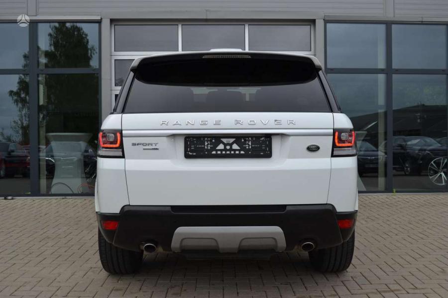 White Land Rover Range Rover Sport 2014 in Vilnius, with an engine capacity of 2.99 L and mileage of 124 thousand km for 18000 €, photo 10 on AUTOMOTO.COM.LV