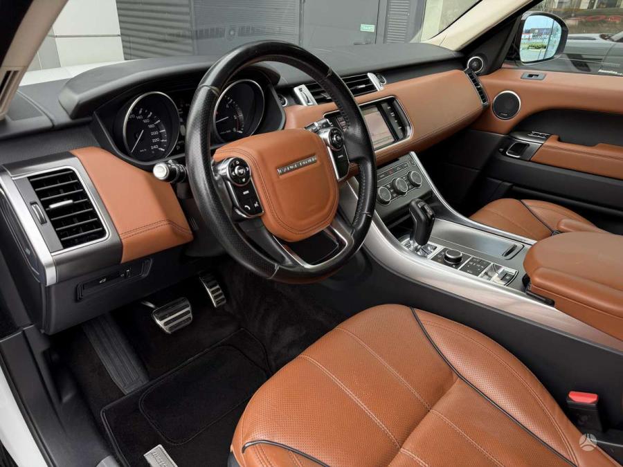 Balts Land Rover Range Rover Sport 2014 Viļņa, ar dzinēja tilpumu 2.99 L un nobraukumu 155 tūkst. km par 18888 €, foto 10 vietnē AUTOMOTO.COM.LV