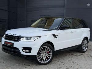 White Land Rover Range Rover Sport 2014 in Vilnius, with an engine capacity of 2.99 L and mileage of 155 thousand km for 18888 €, photo  on AUTOMOTO.COM.LV