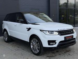 White Land Rover Range Rover Sport 2014 in Vilnius, with an engine capacity of 2.99 L and mileage of 155 thousand km for 18888 €, photo 6 on AUTOMOTO.COM.LV