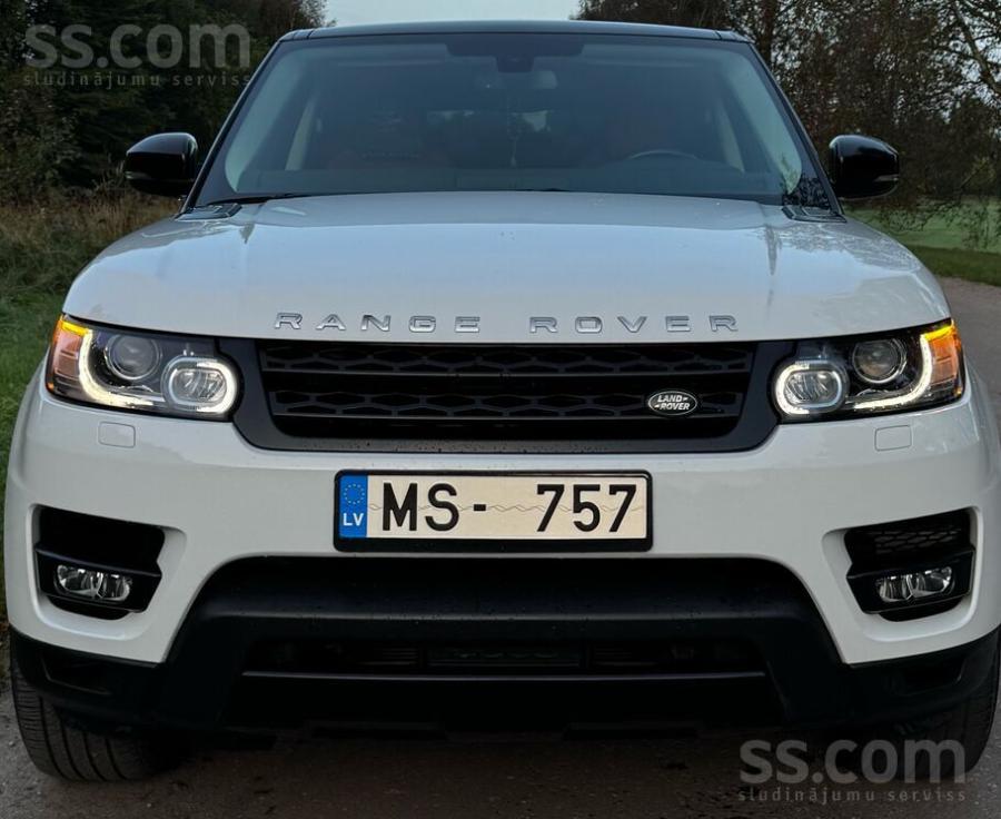 White Land Rover Range Rover Sport 2015 in Liepaja, with an engine capacity of 3.00 L and mileage of 160 thousand km for 21000 €, photo 5 on AUTOMOTO.COM.LV