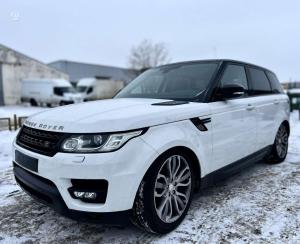 White Land Rover Range Rover Sport 2015 in Panevezys, with an engine capacity of 2.99 L and mileage of 190 thousand km for 7300 €, photo 2 on AUTOMOTO.COM.LV