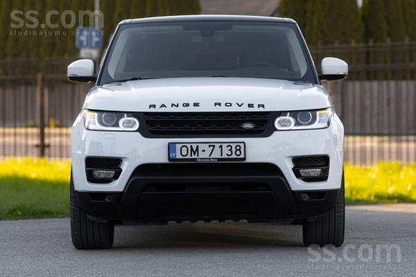 White Land Rover Range Rover Sport 2015 in Jelgava, with an engine capacity of 3.00 L and mileage of 231 thousand km for 15999 €, photo 1 on AUTOMOTO.COM.LV