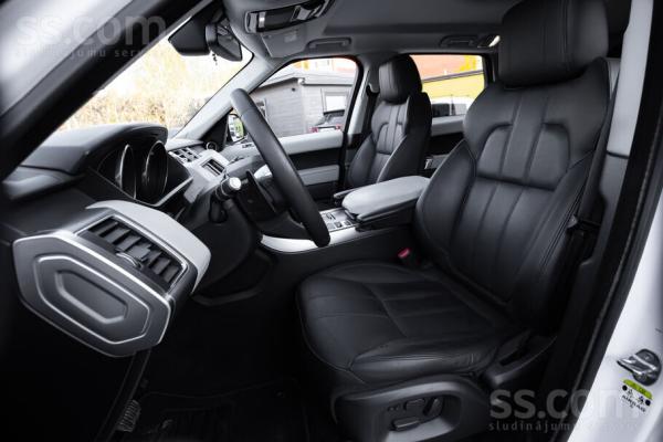 White Land Rover Range Rover Sport 2015 in Jelgava, with an engine capacity of 3.00 L and mileage of 231 thousand km for 15999 €, photo 9 on AUTOMOTO.COM.LV