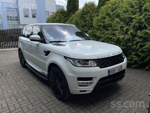 White Land Rover Range Rover Sport 2015 in Riga, with an engine capacity of 3.00 L and mileage of 147 thousand km for 20500 €, photo  on AUTOMOTO.COM.LV