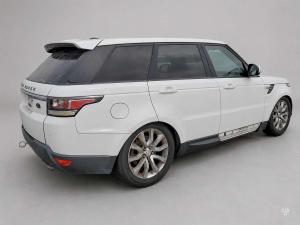 White Land Rover Range Rover Sport 2015 in Vilnius, with an engine capacity of 3.00 L and mileage of 110 thousand km for 7999 €, photo 5 on AUTOMOTO.COM.LV