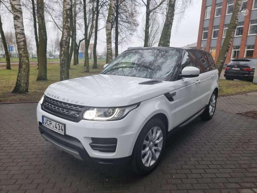 Balts Land Rover Range Rover Sport 2016 Viļņa, ar dzinēja tilpumu 2.99 L un nobraukumu 199 tūkst. km par 18900 €, foto 1 vietnē AUTOMOTO.COM.LV