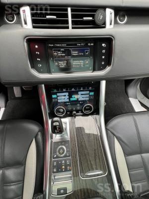 White Land Rover Range Rover Sport 2016 in Riga, with an engine capacity of 3.00 L and mileage of 142 thousand km for 31500 €, photo 14 on AUTOMOTO.COM.LV