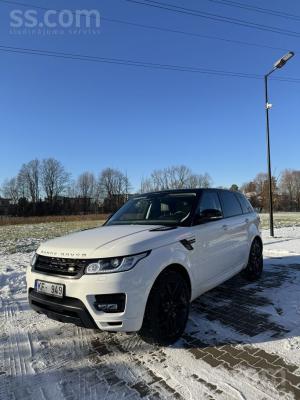 Balts Land Rover Range Rover Sport 2016 Rīga, ar dzinēja tilpumu 3.00 L un nobraukumu 115 tūkst. km par 18500 €, foto  vietnē AUTOMOTO.COM.LV