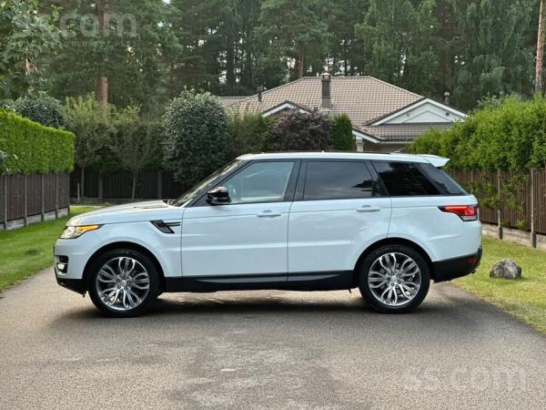 White Land Rover Range Rover Sport 2016 in Riga, with an engine capacity of 3.00 L and mileage of 202 thousand km for 17290 €, photo 6 on AUTOMOTO.COM.LV