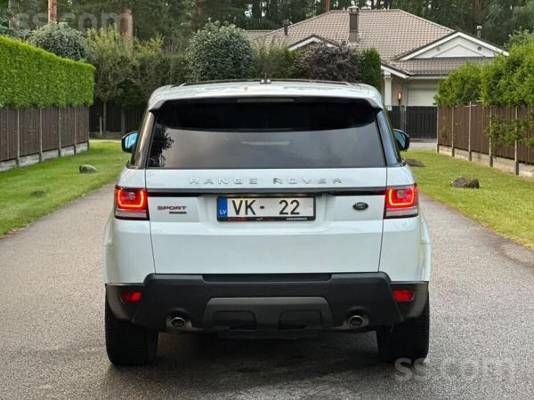 White Land Rover Range Rover Sport 2016 in Riga, with an engine capacity of 3.00 L and mileage of 202 thousand km for 17290 €, photo 7 on AUTOMOTO.COM.LV