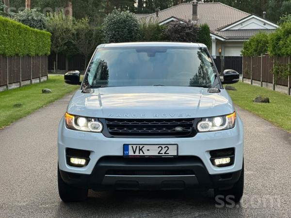 White Land Rover Range Rover Sport 2016 in Riga, with an engine capacity of 3.00 L and mileage of 202 thousand km for 17290 €, photo 8 on AUTOMOTO.COM.LV