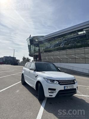 White Land Rover Range Rover Sport 2016 in Riga, with an engine capacity of 3.00 L and mileage of 239 thousand km for 14300 €, photo  on AUTOMOTO.COM.LV