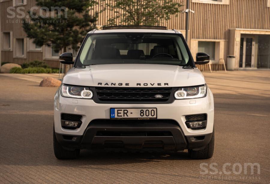 White Land Rover Range Rover Sport 2017 in Riga, with an engine capacity of 3.00 L and mileage of 231 thousand km for 19990 €, photo 7 on AUTOMOTO.COM.LV