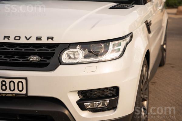 White Land Rover Range Rover Sport 2017 in Riga, with an engine capacity of 3.00 L and mileage of 231 thousand km for 19990 €, photo 7 on AUTOMOTO.COM.LV