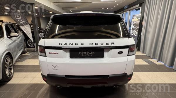 White Land Rover Range Rover Sport 2018 in Riga, with an engine capacity of 3.00 L and mileage of 127 thousand km for 27990 €, photo 6 on AUTOMOTO.COM.LV