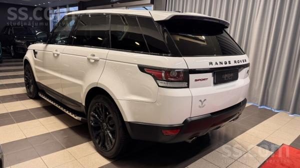 White Land Rover Range Rover Sport 2018 in Riga, with an engine capacity of 3.00 L and mileage of 127 thousand km for 27990 €, photo 7 on AUTOMOTO.COM.LV