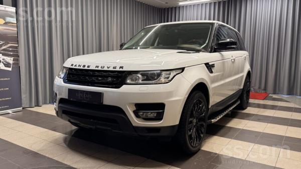 White Land Rover Range Rover Sport 2018 in Riga, with an engine capacity of 3.00 L and mileage of 136 thousand km for 25990 €, photo 1 on AUTOMOTO.COM.LV