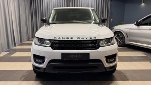 White Land Rover Range Rover Sport 2018 in Riga, with an engine capacity of 3.00 L and mileage of 136 thousand km for 25990 €, photo  on AUTOMOTO.COM.LV