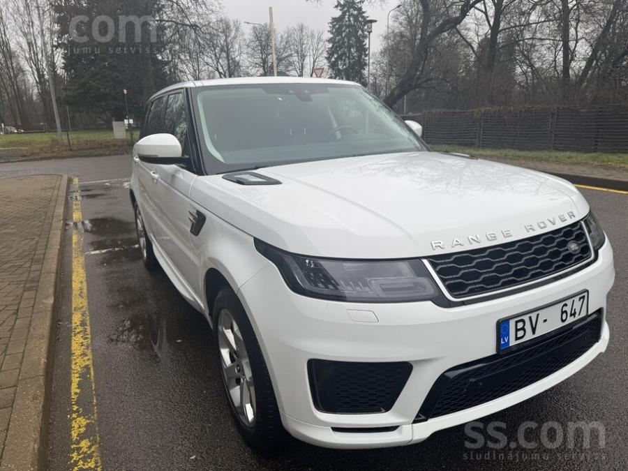 Balts Land Rover Range Rover Sport 2019 Rīga, ar dzinēja tilpumu 3.00 L un nobraukumu 163 tūkst. km par 29800 €, foto 1 vietnē AUTOMOTO.COM.LV