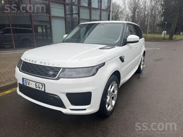 White Land Rover Range Rover Sport 2019 in Riga, with an engine capacity of 3.00 L and mileage of 163 thousand km for 29800 €, photo 2 on AUTOMOTO.COM.LV