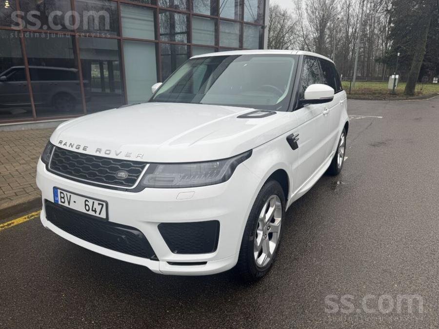Balts Land Rover Range Rover Sport 2019 Rīga, ar dzinēja tilpumu 3.00 L un nobraukumu 163 tūkst. km par 29800 €, foto 2 vietnē AUTOMOTO.COM.LV
