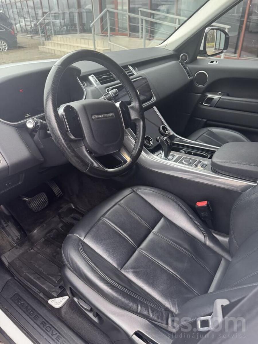 Balts Land Rover Range Rover Sport 2019 Rīga, ar dzinēja tilpumu 3.00 L un nobraukumu 163 tūkst. km par 29800 €, foto 9 vietnē AUTOMOTO.COM.LV