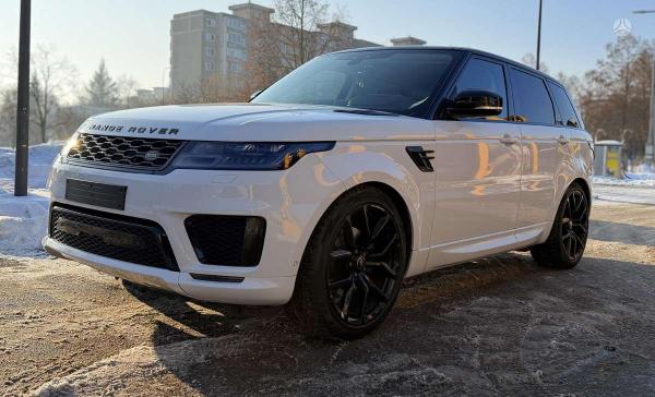 Balts Land Rover Range Rover Sport 2019 Kauņa, ar dzinēja tilpumu 2.99 L un nobraukumu 122 tūkst. km par 32300 €, foto 1 vietnē AUTOMOTO.COM.LV