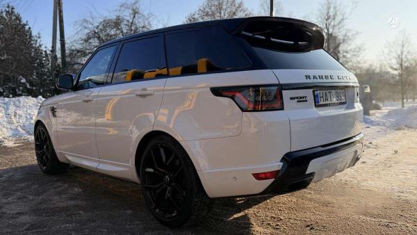 White Land Rover Range Rover Sport 2019 in Kaunas, with an engine capacity of 2.99 L and mileage of 122 thousand km for 32300 €, photo 2 on AUTOMOTO.COM.LV