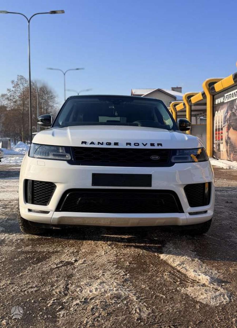 Balts Land Rover Range Rover Sport 2019 Kauņa, ar dzinēja tilpumu 2.99 L un nobraukumu 122 tūkst. km par 32300 €, foto 4 vietnē AUTOMOTO.COM.LV